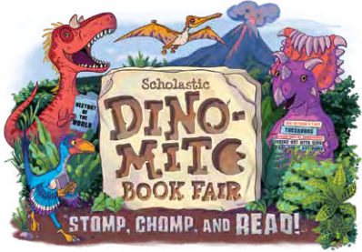 STOMP, CHOMP & READ Scholastic Book Fair