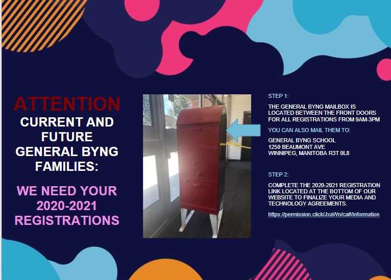 2020-2021 Registration Drop Off