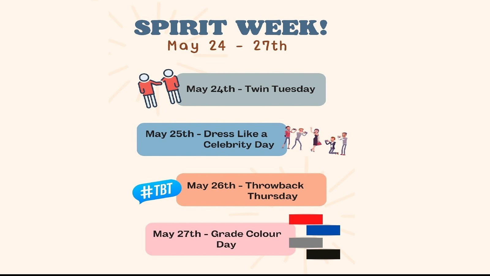 Spring Spirit Week
