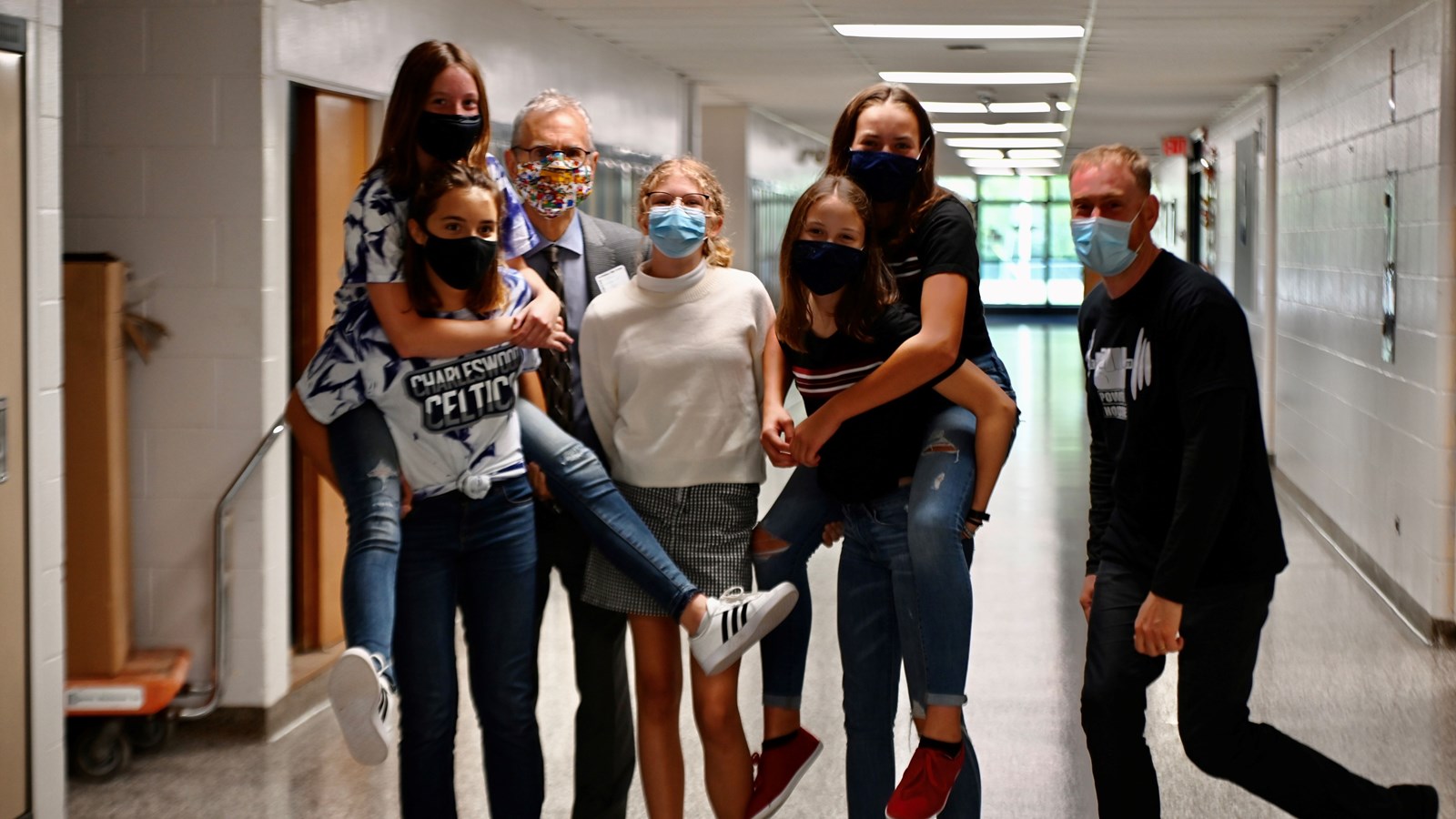 Photobomb Fun with Superintendent Ted Fransen