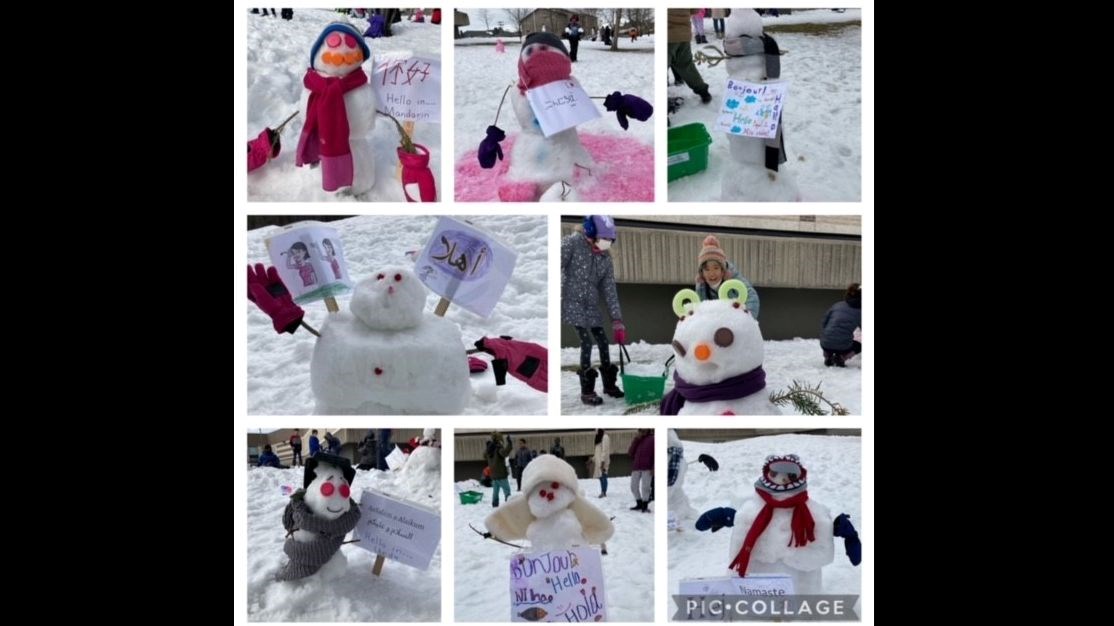 Schoolwide Snowman fun!