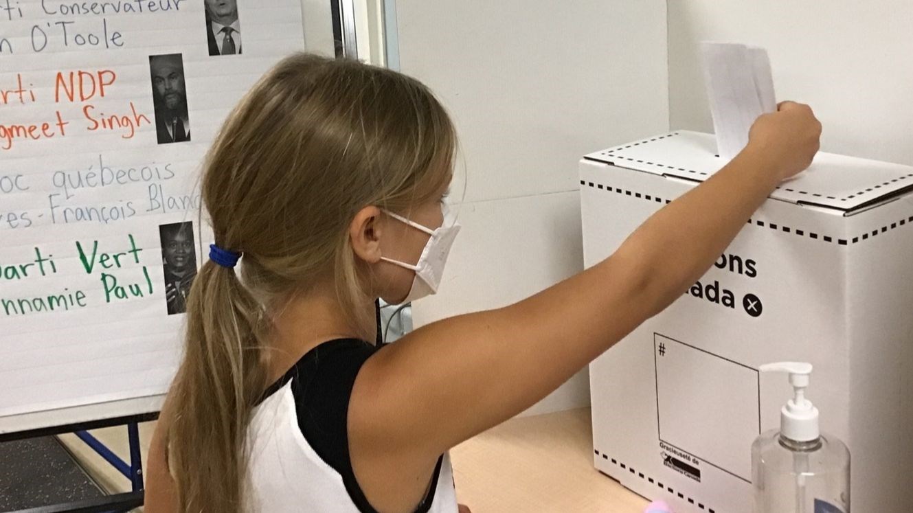 Student Vote Canada at École Tuxedo Park
