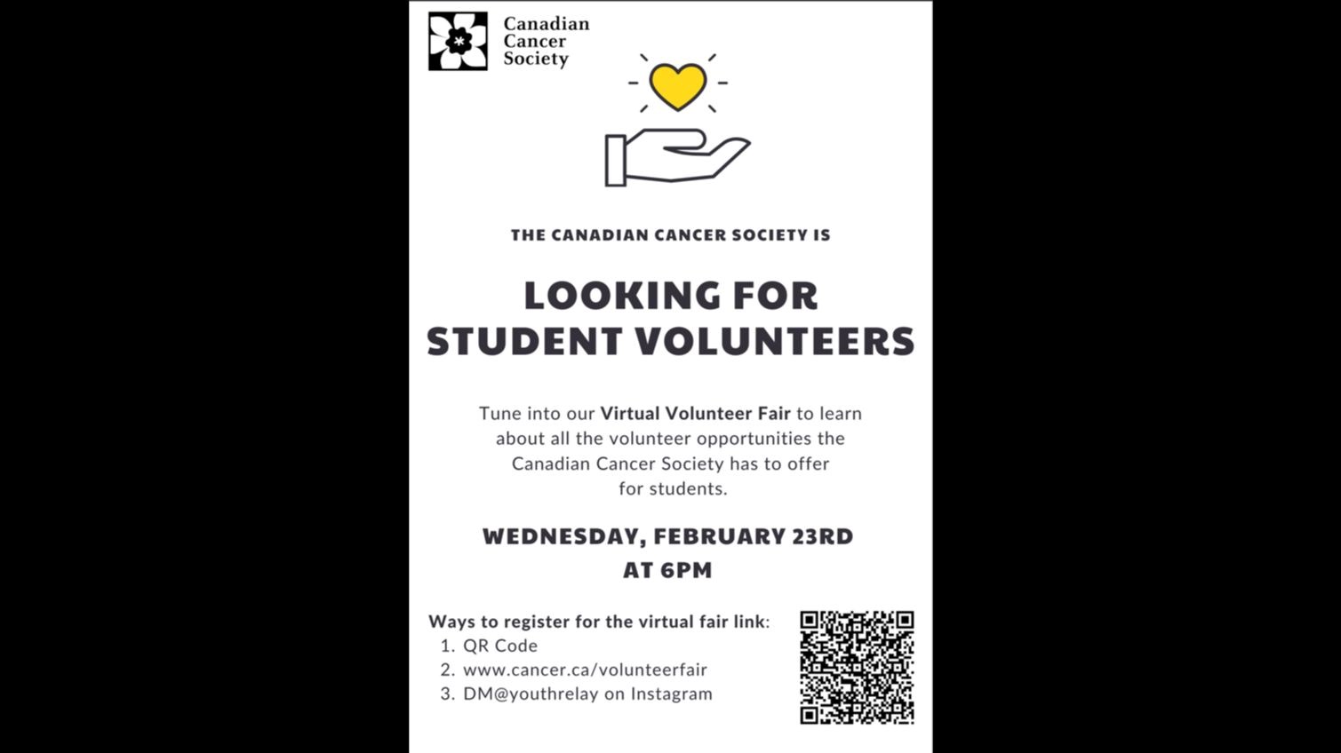 Virtual Volunteer Fair