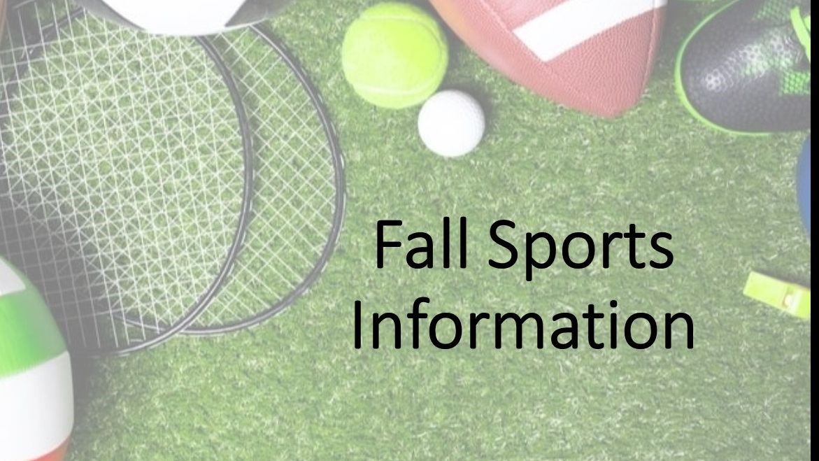 Fall Sport Information