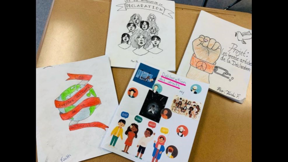 Grade 7's Inspirational Work On Human Rights