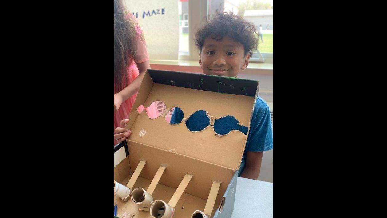 Pop Up Arcade In The Library Thanks To Grade 5 Students