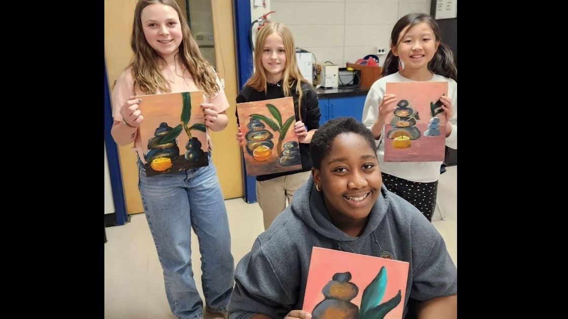 EVA's Fierce Artists Display Their Beautiful Paintings From Paint Night