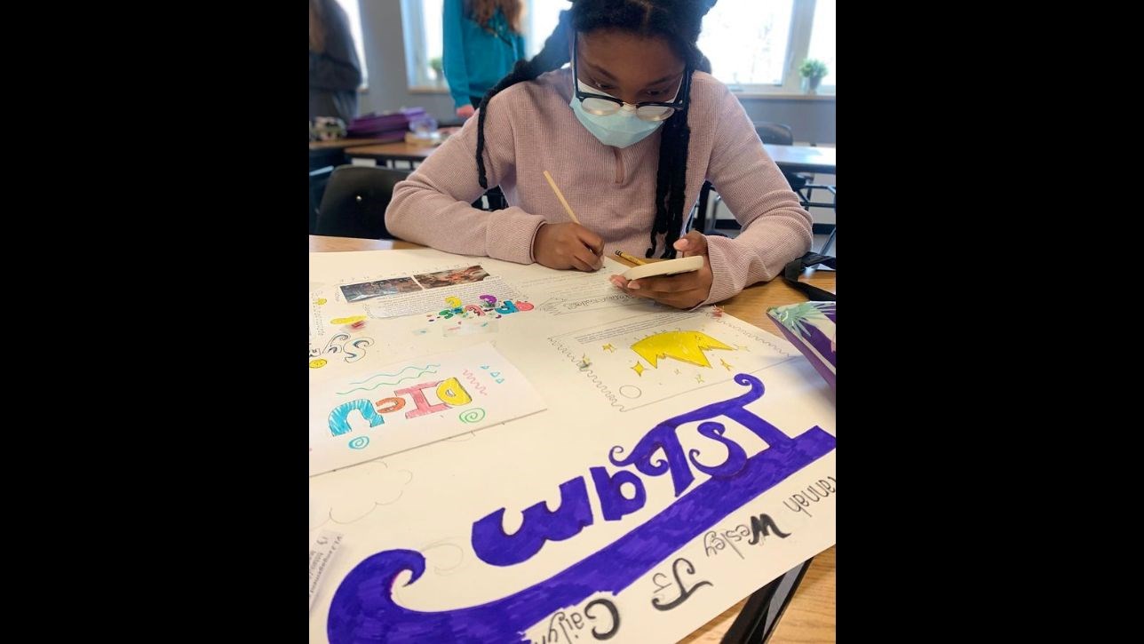 Our Grade 8's Are Hard At Work Studying World Religion