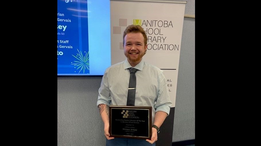 FRC's Morgan Arksey wins Outstanding Teacher-Librarian of the Year award