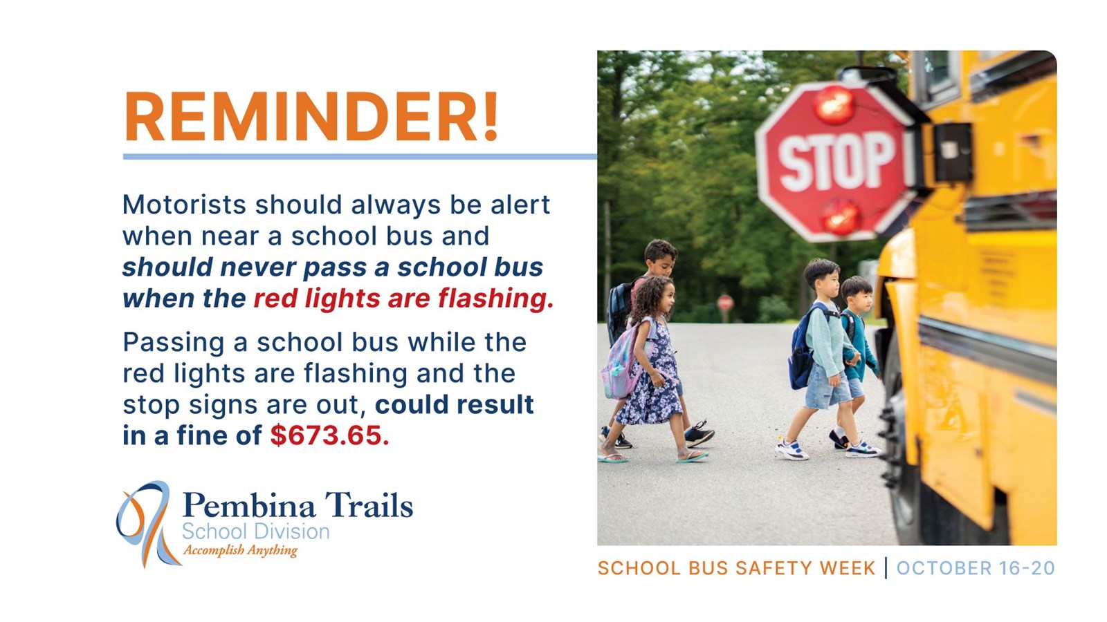 This is School Bus Safety Week!