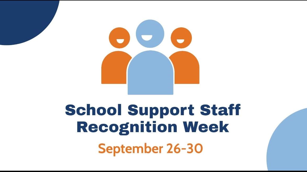 School Support Staff Recognition Week runs from Sep 26-30